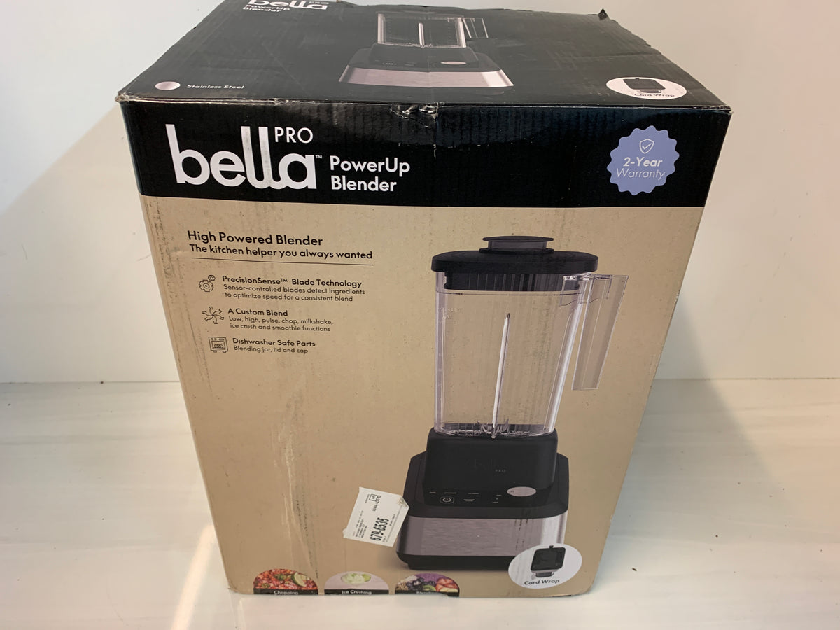 bella PRO - PowerUp High Powered Blender - Stainless Steel, Model 9021 ...