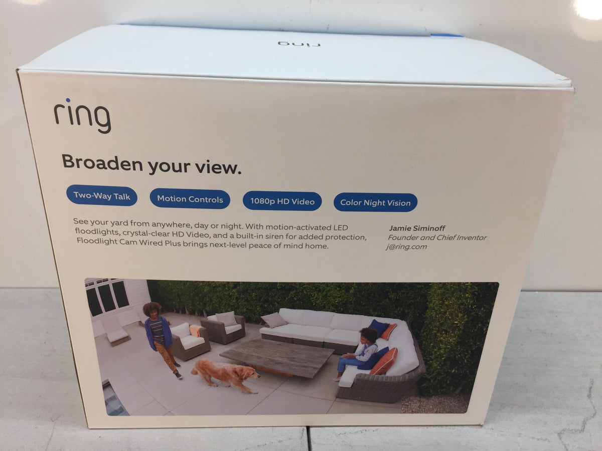 Ring Floodlight Cam Plus Surveillance Camera | NT Electronics – NT ...