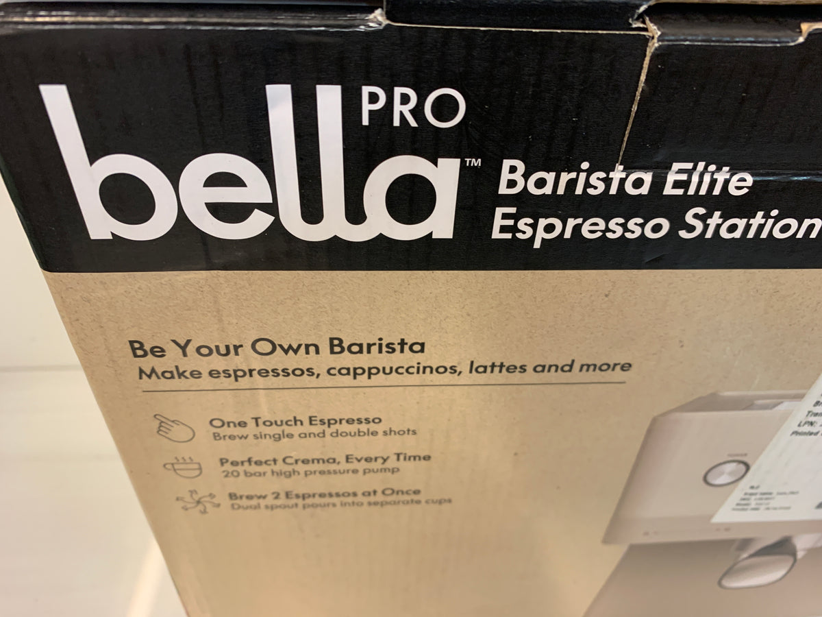 Bella Pro Barista Elite Espresso Station 20-Bars Pump Steam 90210 - Oa ...