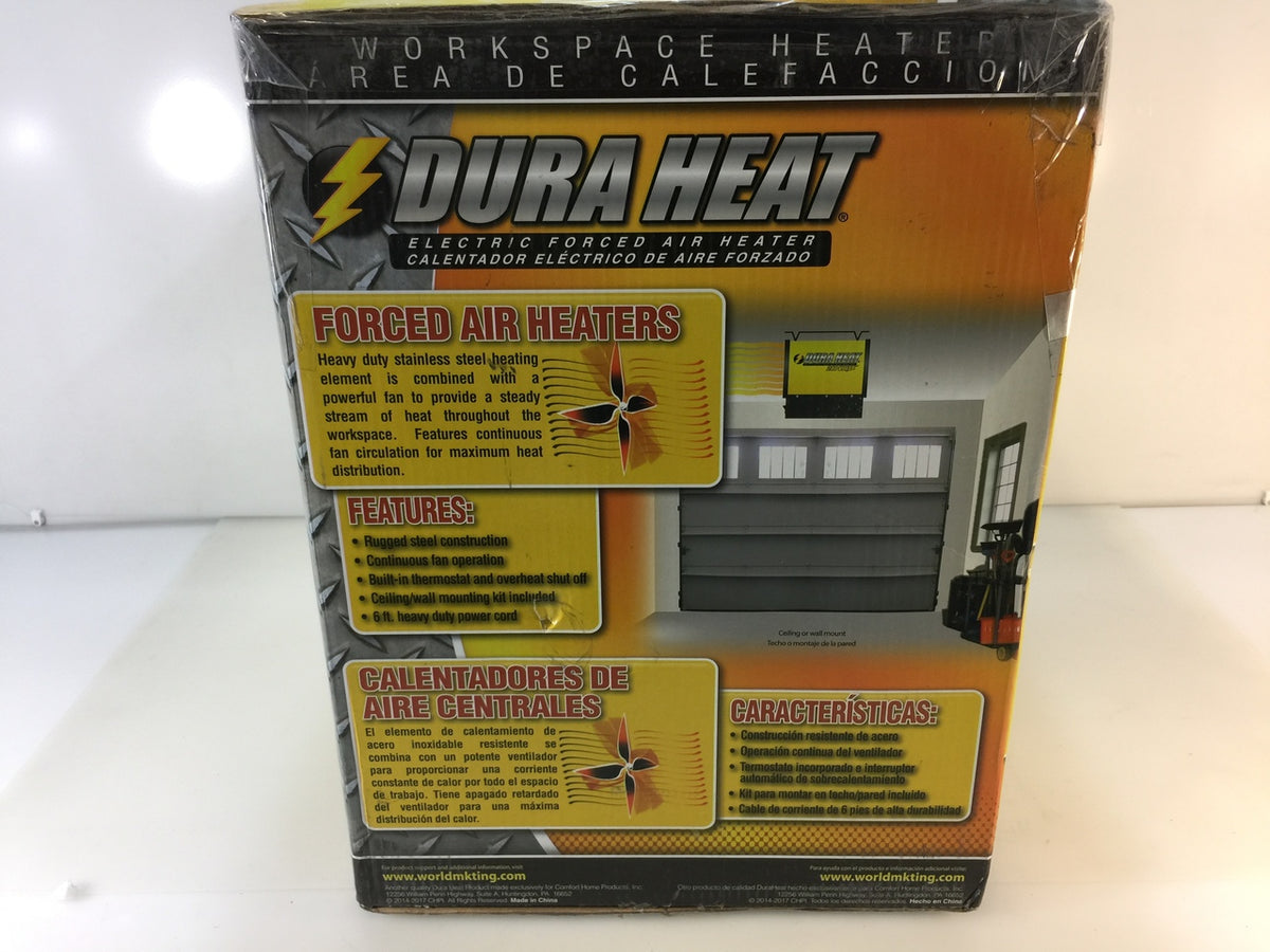 Dura Heat EUH5000 4,800-Watt 240-Volt Dura Heat Electric Forced Air He ...