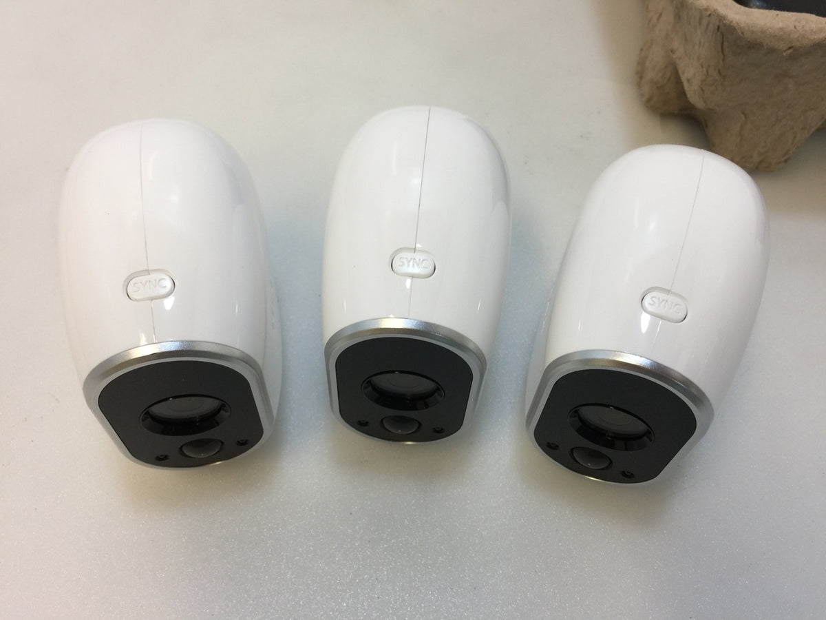 Netgear VMB3000 Wireless HD Security Base Station and 3 Cameras – NT ...