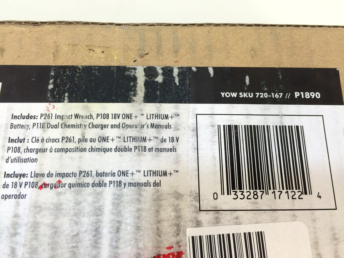 Ryobi P1890 18-Volt ONE+ Impact Wrench Kit – NT Electronics LLC