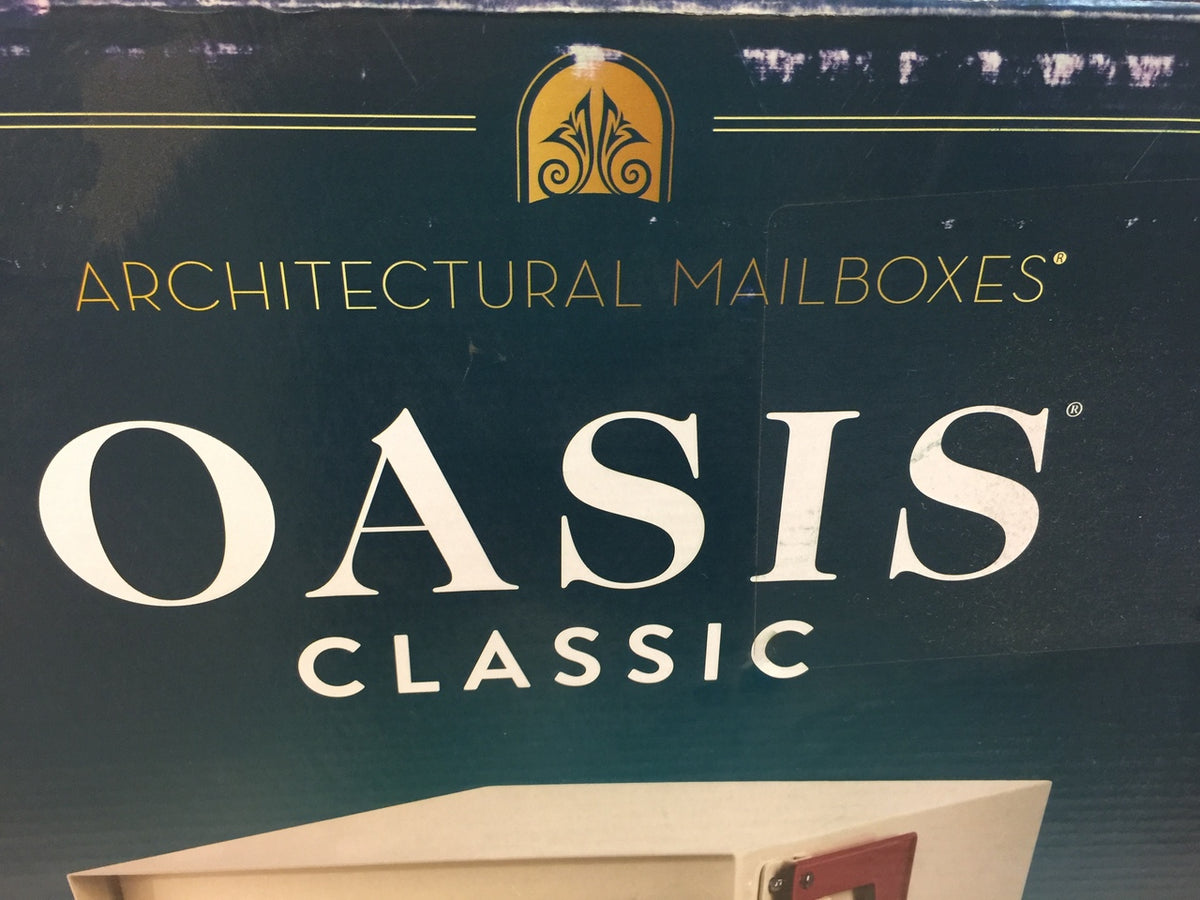 Architectural Mailboxes Oasis Classic Locking Sand Post Mount Mailbox ...