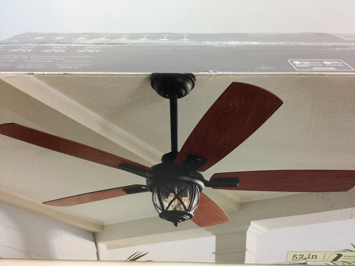 allen + roth 35207 Castine 52" Aged Bronze Ceiling Fan with Light Kit ...