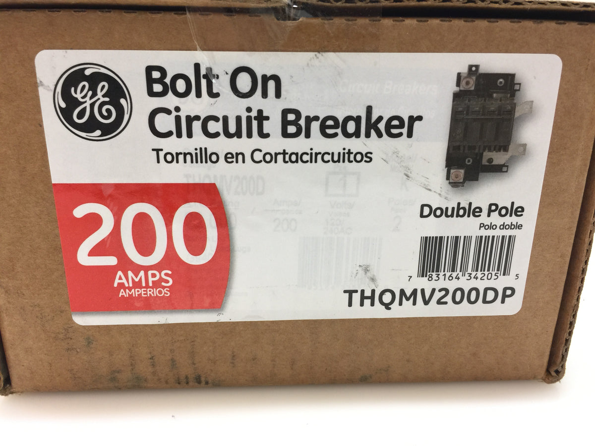 GE PowerMark Gold 200 Amp Double Pole Main Circuit Breaker Conversion ...