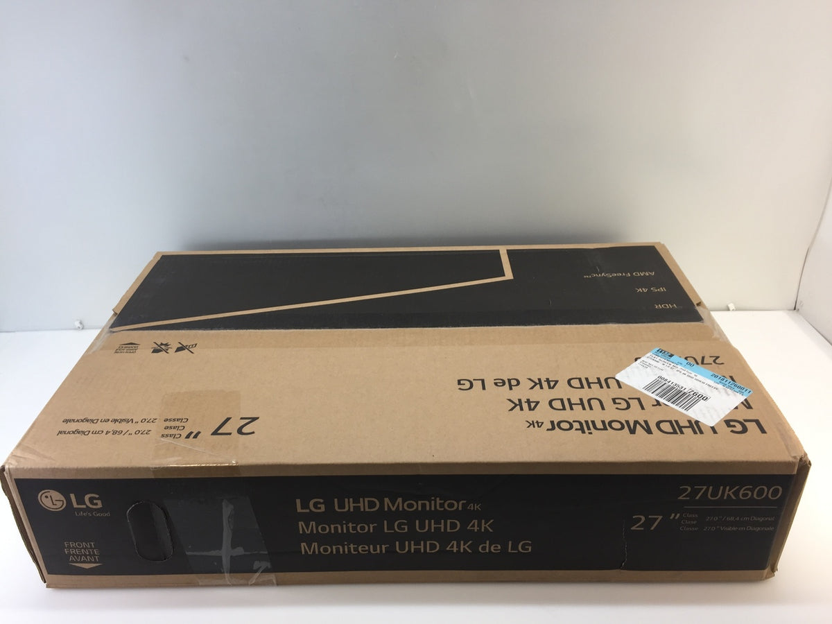 LG 27UK600-W 27" HDMI Widescreen Backlight 4K UHD IPS LED Monitor – NT ...