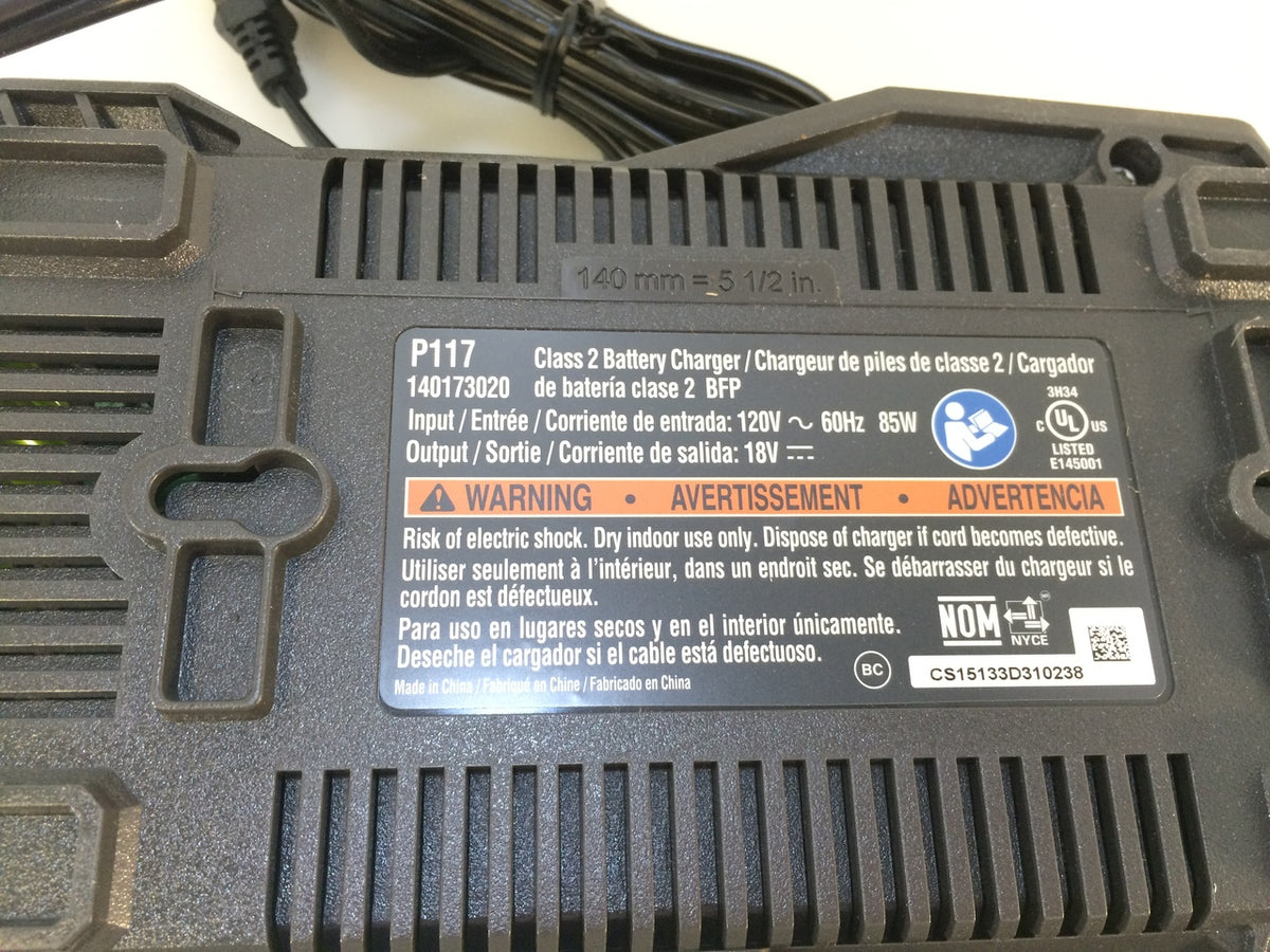 Ryobi P117 ONE+ 18-Volt Dual Chemistry IntelliPort Charger – NT ...