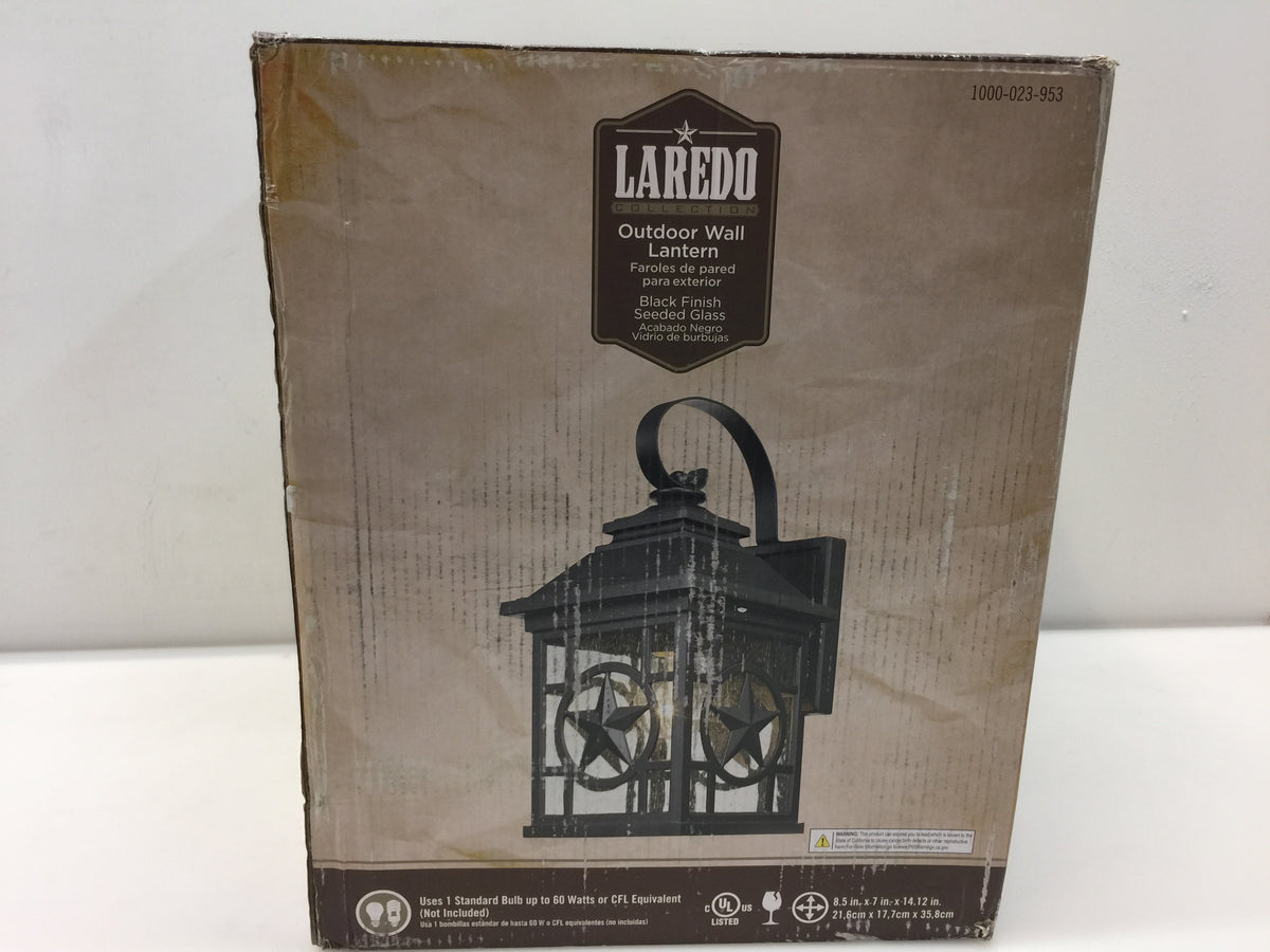 Laredo Texas Star Outdoor Black Wall Lantern Sconce 1000-023-953 – NT ...