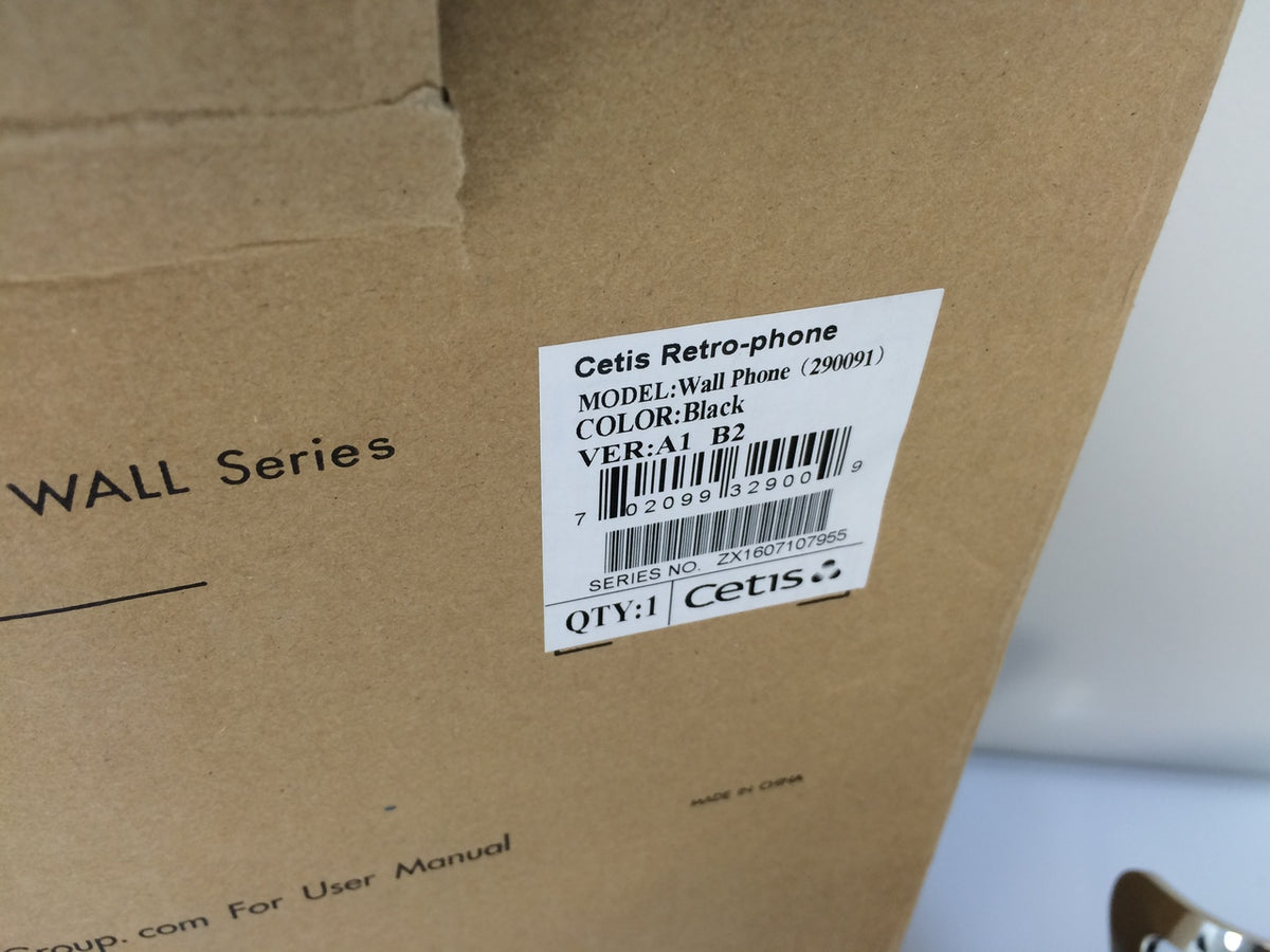 Cetis Telematrix 290091 Retro Wall Black Single Line Phone – NT ...