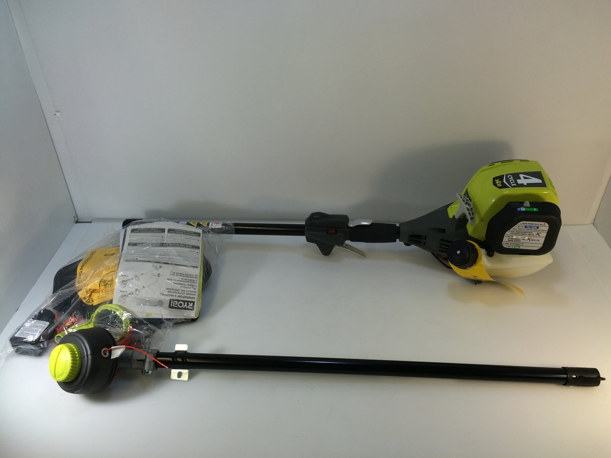Ryobi RY4CSS 4-Cycle 30cc Attachment Capable Straight Shaft Gas Trimme ...