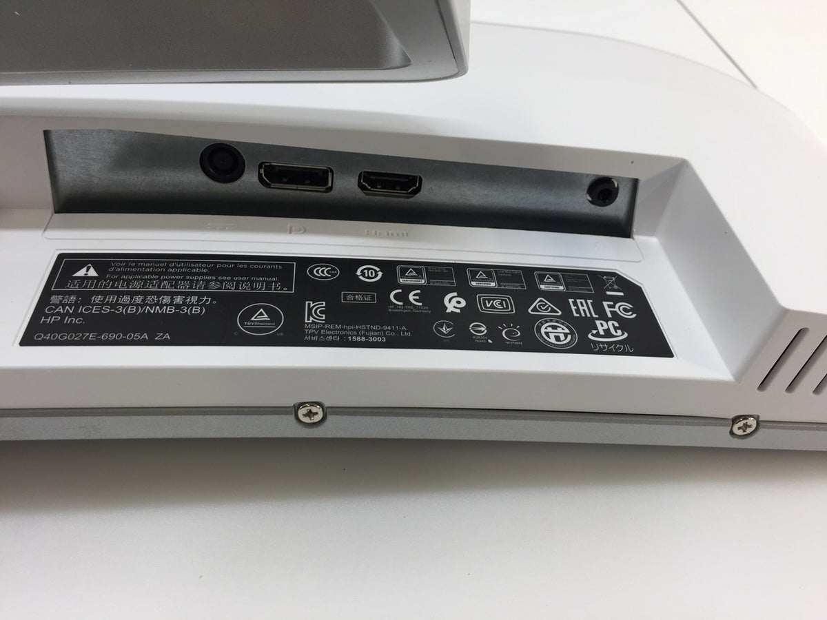 HP Curved 27" Curved HD LED Monitor - Silver (HP27SC1) Z4N74AA#ABA – NT ...