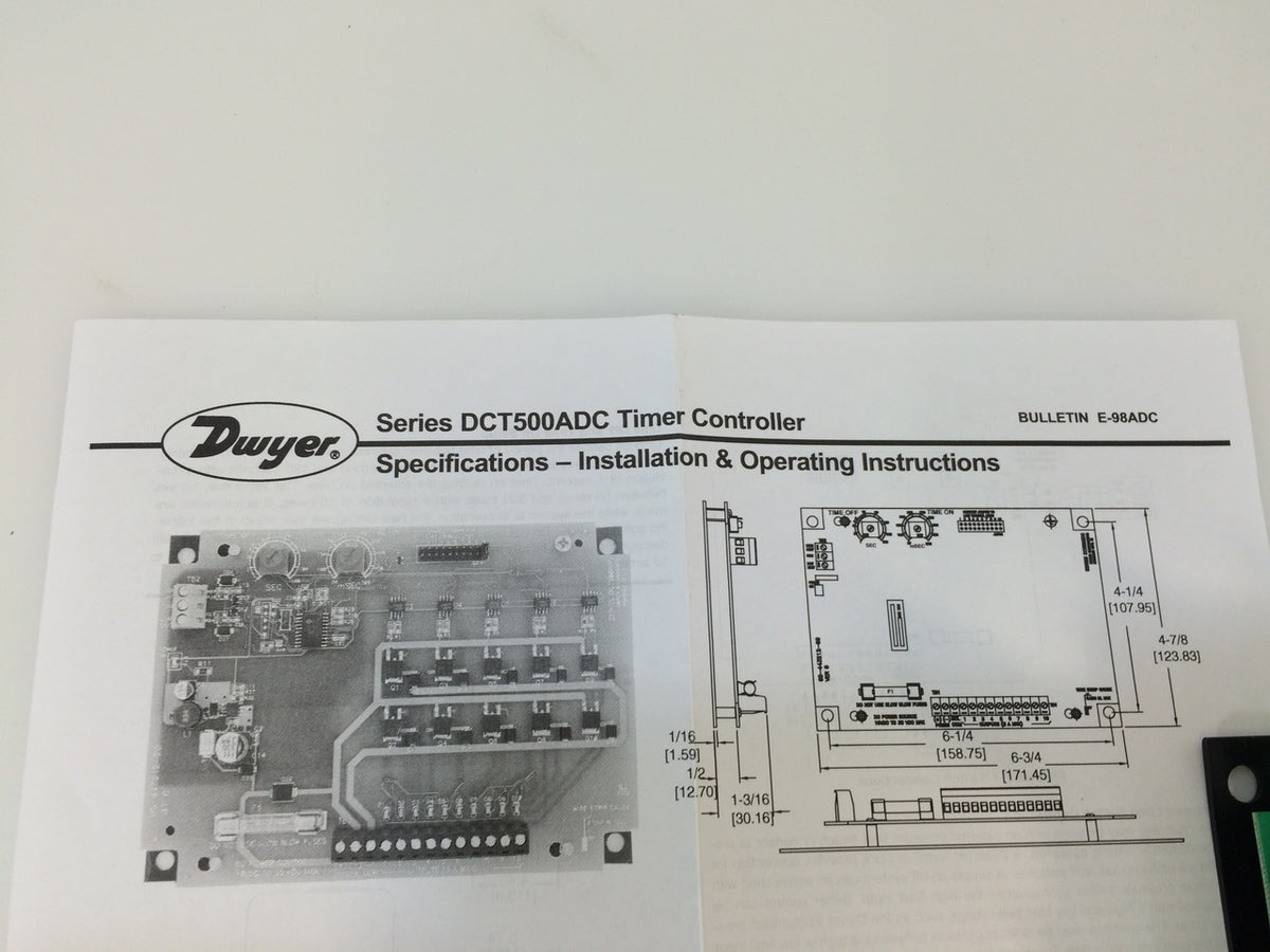 Dwyer Series DCT500ADC Low Cost Timer Controller, 10 Channel – NT ...