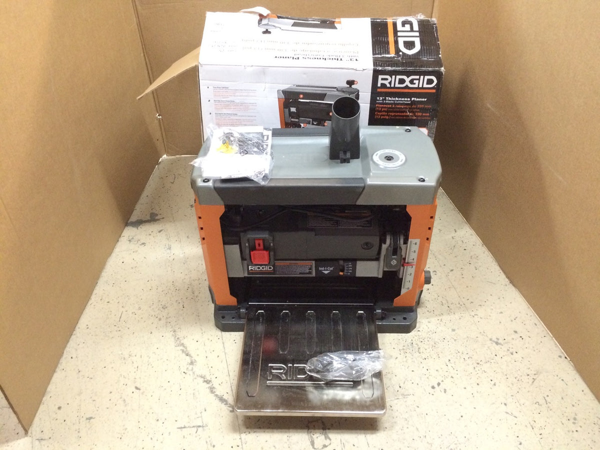 RIDGID R4331 13 in. Thickness Corded Planer 429753 – NT Electronics LLC
