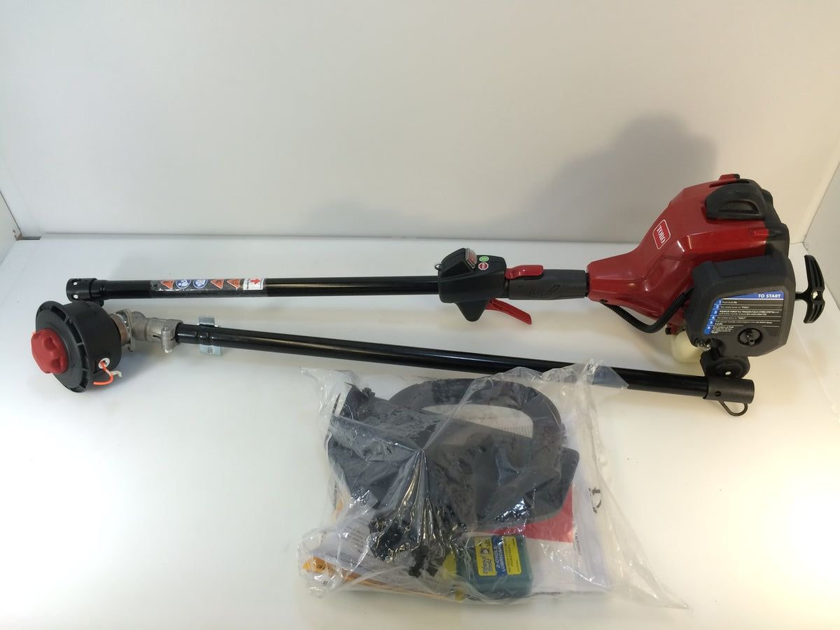 Toro 2-Cycle 25.4cc Attachment Capable Straight Shaft Gas String Trimm ...
