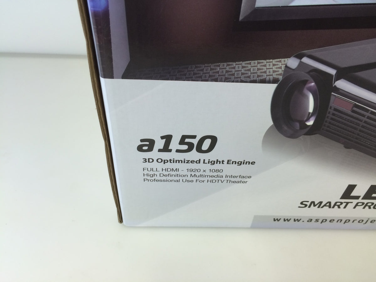 Aspen Projection A150 LED Smart Projector 4K UHD 3D HDMI I – NT ...
