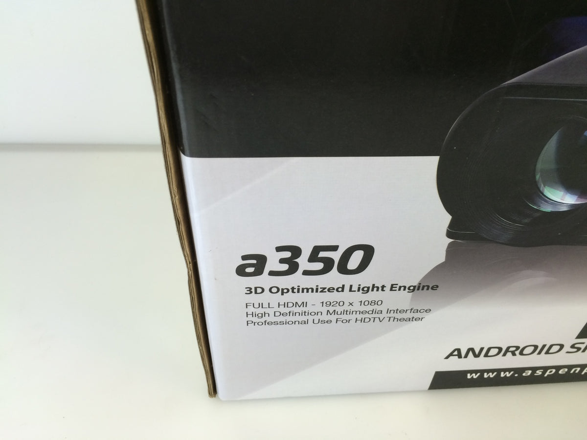 Aspen Projection A350 3D Optimized Light Full HDMI LED Android Smart P ...