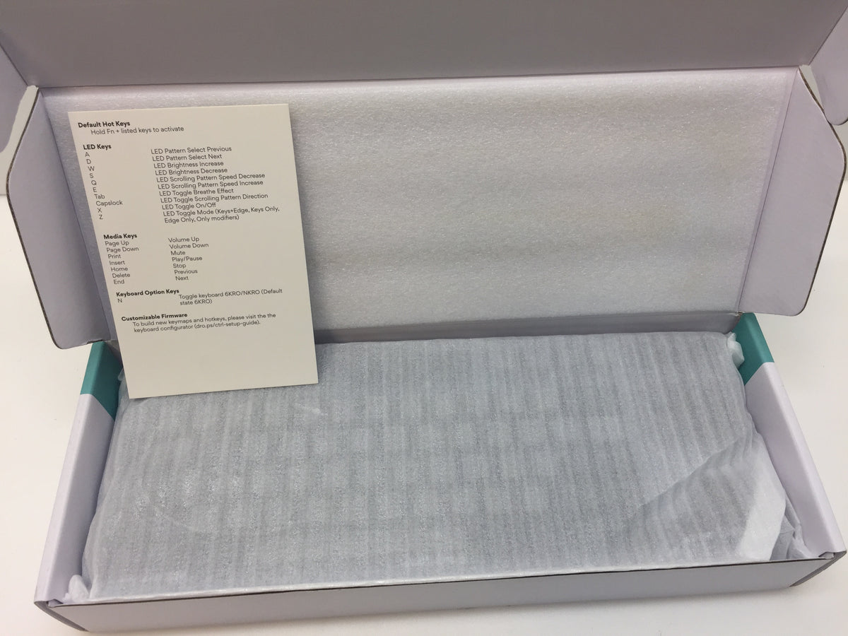 Massdrop MDX-21292 CTRL Mechanical Keyboard, Kailh Box White – NT ...