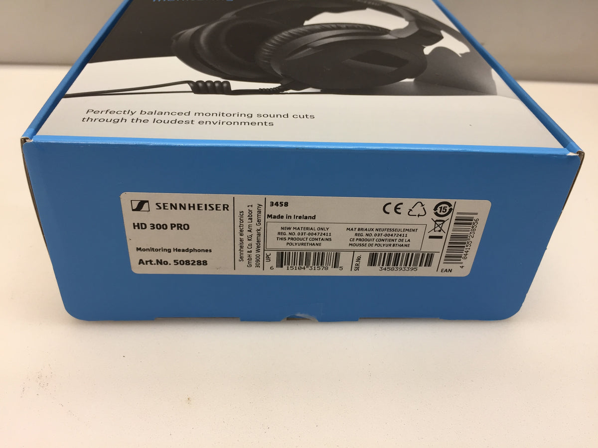 Sennheiser HD 300 Pro Monitoring Headphones 508288, NOB – NT ...