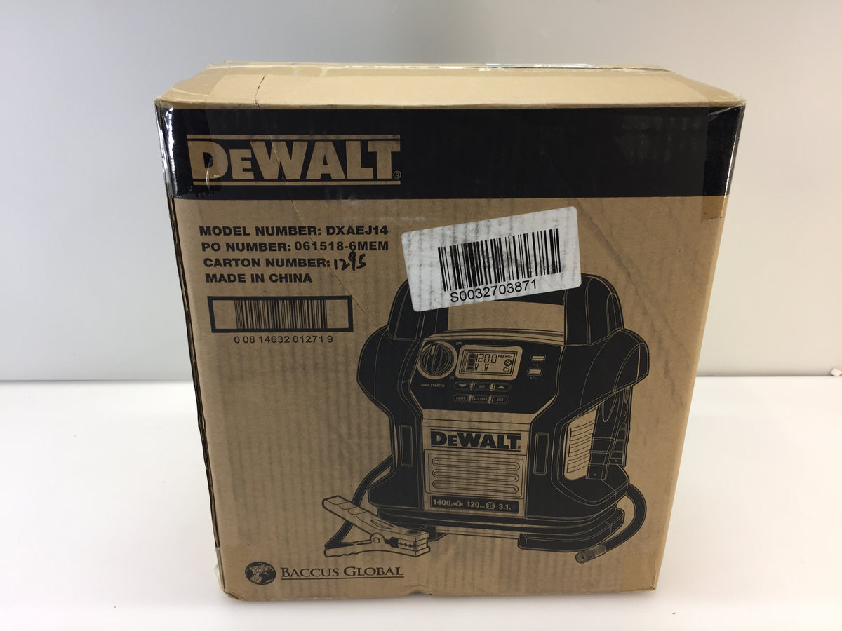 DEWALT 1400 Peak Amp Jump Starter with Digital Compressor DXAEJ14 – NT ...