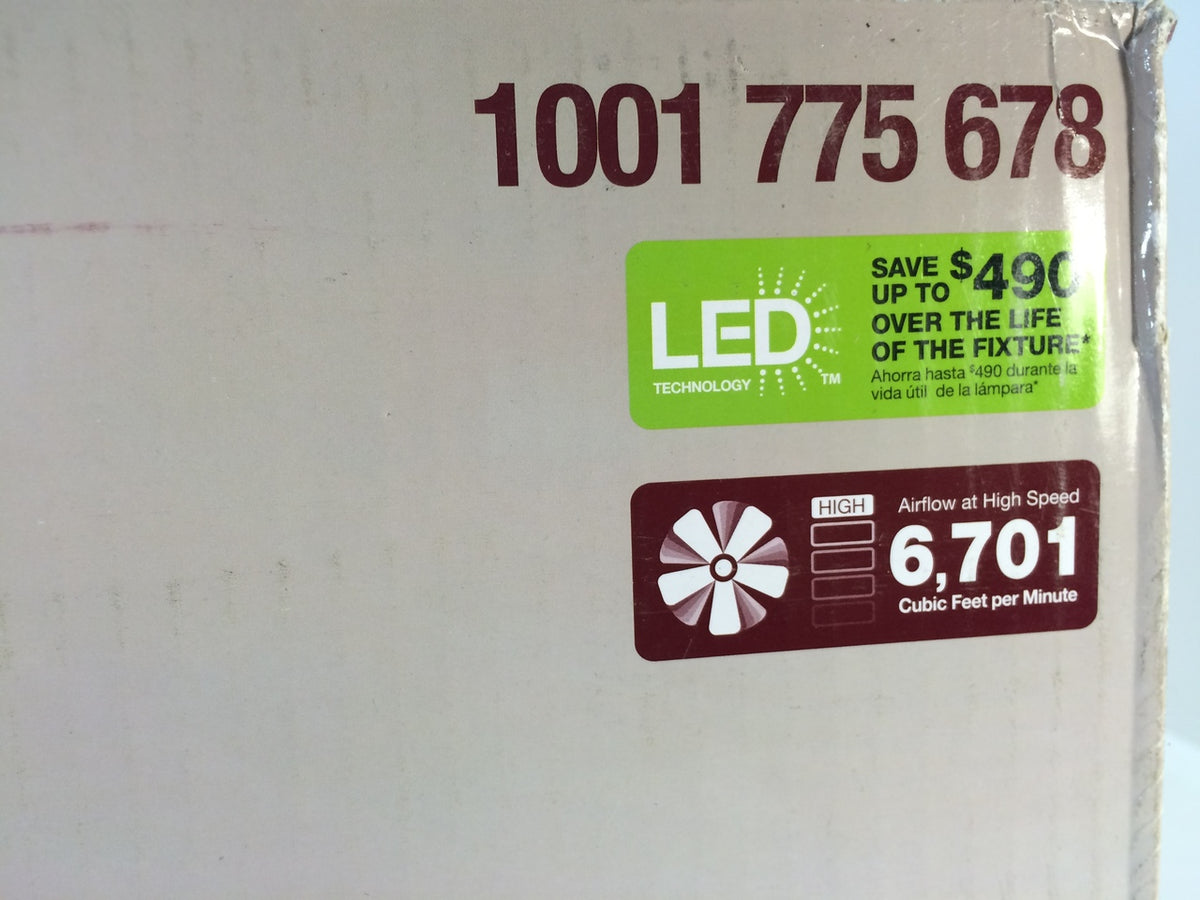 HDC 51660 Windward IV 52" Integrated Oil-Rubbed Bronze Ceiling Fan 100 ...