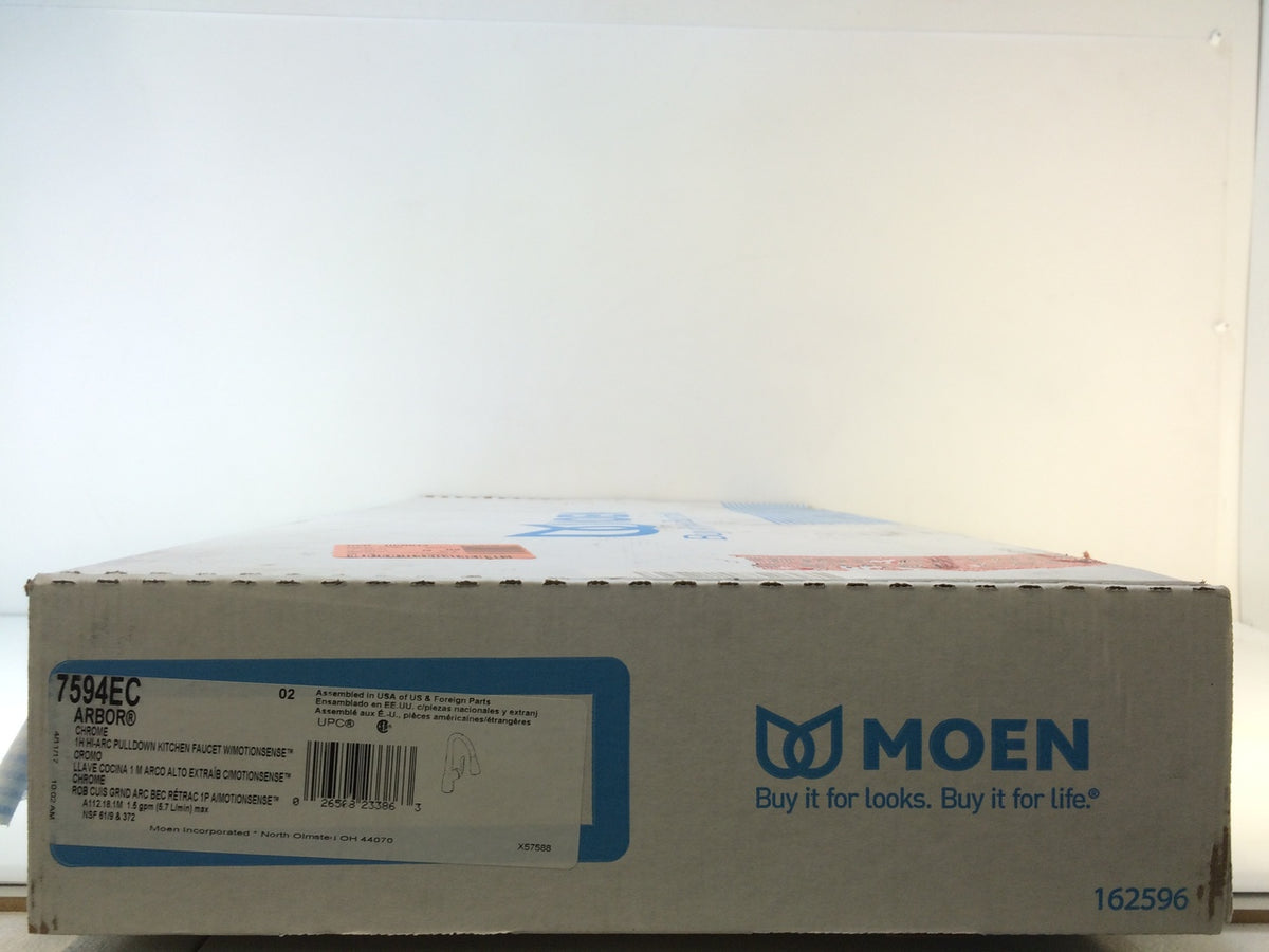 MOEN 7594EC Arbor 1-Handle Pull-Down Sprayer Touchless Kitchen Faucet ...
