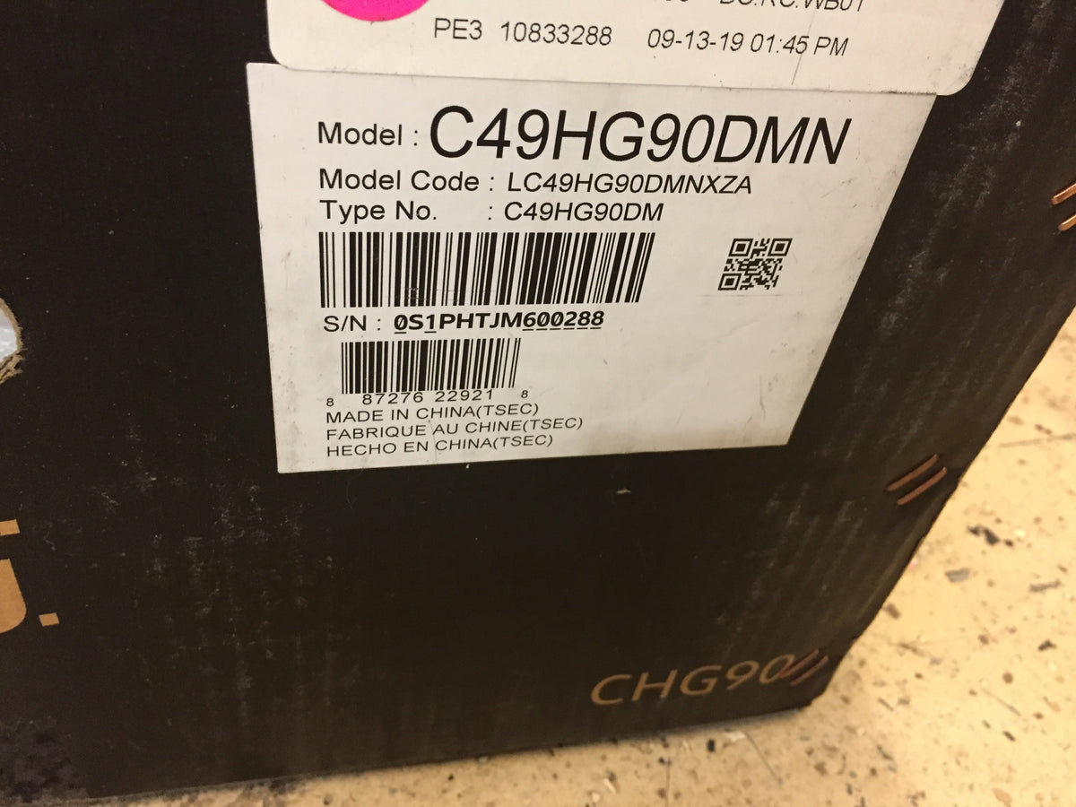 Samsung CHG90 C49HG90DMN 49" Curved Ultra-Wide WLED Gaming Monitor – NT ...